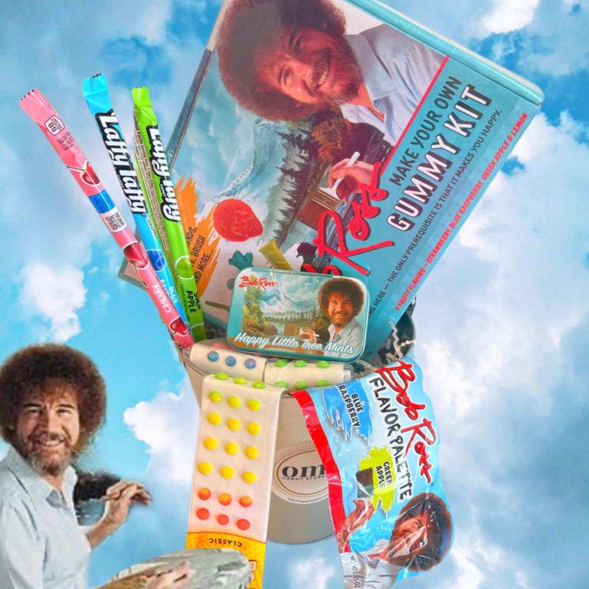 Bob Ross Candy Bucket – OMG Candy Store